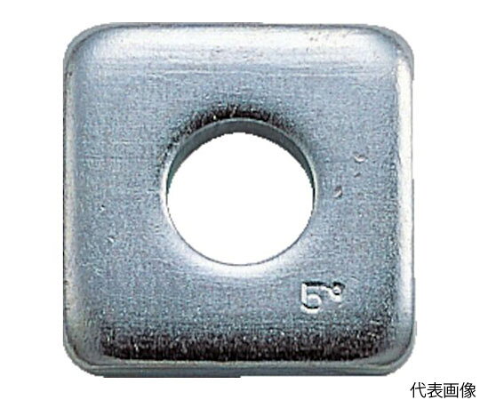 ●Cチャンネル用鋼材に使用し、使用されるおねじが相手材と平行に使用されるため5度の角度がついています。●材質／仕上：一般構造用炭素鋼（SS400相当）、表面処理／ユニクロメッキ仕上げ●コード番号：160-9157