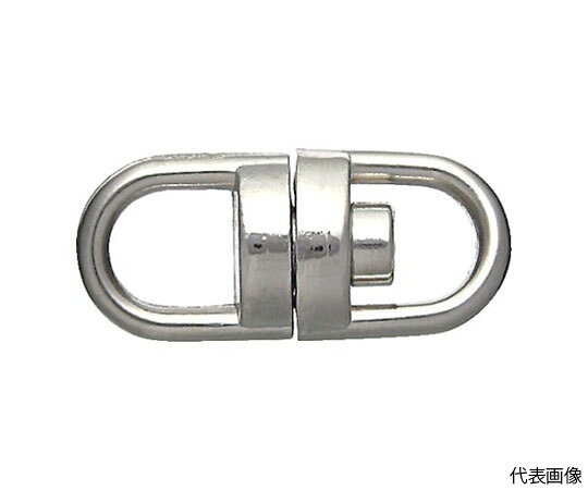 ●本体が回転しチェーンやワイヤのねじれを防ぎます。●チェーンやワイヤロープのより戻し金具。●使用荷重（kN）：0.29●A（mm）：28●B（mm）：10●参考使用荷重（kg）：30●破断荷重（kg）：347.5●IKJ-28×1個入●ニッ...