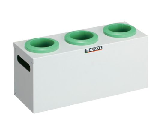 ●ワゴンの棚板や卓上に載せて使用できるツーリングBOXです。●ツーリング交換時の機械への脱着が容易で取手付のため移動も簡単です。●収納ホルダ数：BT・NT50 3個●間口（mm）：390●奥行（mm）：145●高さ（mm）：188●色：ホワ...