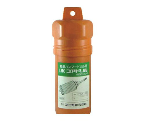 ●打撃力の弱い小型軽量ハンマードリルでも、コンクリートへの大口径の穴あけが可能。●ボディ厚を薄くし特殊焼入れを施すことにより、高速穿孔と耐久性を同時に実現。●被削材:コンクリート、モルタル、ブロック、レンガ等。●刃径(mm)：60●有効長(...