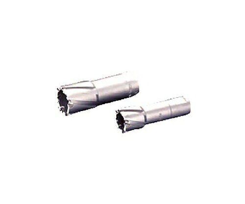 ●50mm厚鋼板も高精度スピード穿孔可能です。●3枚組刃、特殊超硬チップで、軽い切れ味、長寿命を実現しています。●被削材:鋼板、鋳鉄板等。●刃径(mm)：45.0●有効長(mm)：50●適合機種：日立工機製磁器ボール盤(BM60M、BM60...
