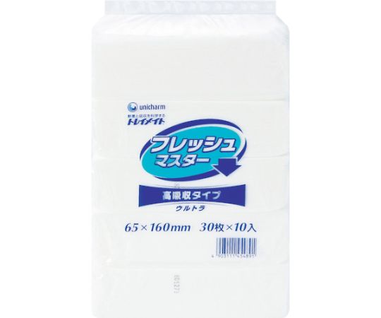 ●フレッシュマスターの約1.5倍の吸収力のトレーマットです。●解凍物などのドリップが多い生鮮食品に適しています。●精肉・鮮魚・揚げ物を除く惣菜のドリップ吸収。●シートサイズ（mm）：65×120●色：ホワイト●パック入数：30枚×10パック...