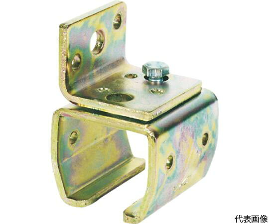 ●レールを壁に取り付ける金具。●ドアハンガー用の一連タイプの横受。●品名：横受一連●適合レール：26号●欧州規格EN1527適合品●材質／仕上：スチール（電解めっき処理）●原産国：ギリシャ●コード番号：771-1921