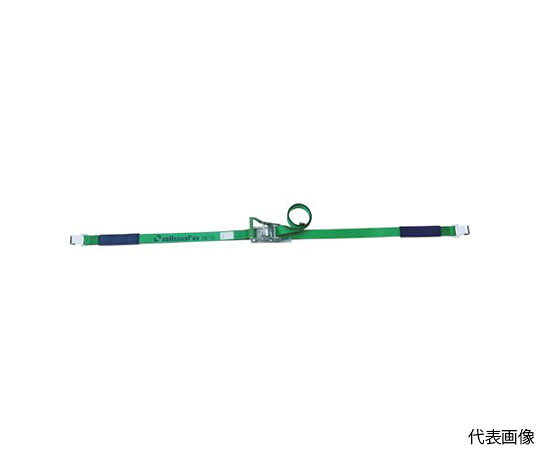 ●ラチェット式により簡単な操作で確実な荷締め作業ができるベルトです。●トラック輸送時の荷崩れ防止。●最大使用荷重（t）：0.77●ベルト長さ（m）巻取側：7●ベルト長さ（m）固定側：1●ベルト寸法（mm）幅×厚さ：50×2.0●色：グリーン...