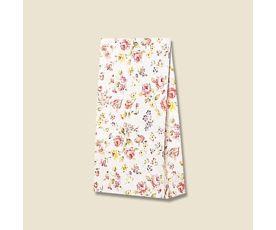 ●落ち着いた雰囲気で綺麗な花柄でマチの小さい角底袋です。●サイズ：130×65×240mm●色・柄：ロマネスク●材質：晒60g/m2●入り数：100枚/外袋
