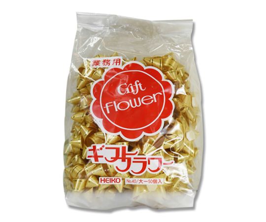 ●裏面タックシール付 50個入●リボン幅：18mm●材質：ポリプロピレン・ポリエステル●入り数：1袋 (50個入)