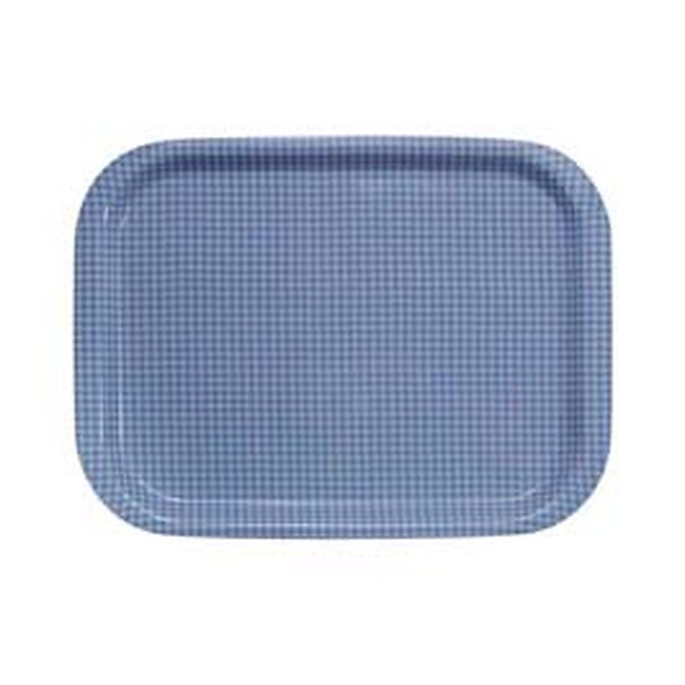 ●サイズ：M●カラー：チェックブルー●間口×奥行×高さ（mm）：360×270×20●（内寸）間口×奥行（mm）：290×220●重量（kg）：0.37●材質：FRP樹脂（耐熱110℃）●カタログコード：8-0816-0406●商品番号：E...