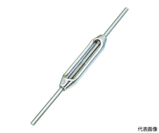 ●枠を回転させると、ゆるめたり、締めたりすることができます。●ワイヤロープの張り具合の調節に。●使用荷重（kN）：6.86●ねじ径：W1/2●L（mm）：200●A（mm）：95●W（mm）：34●B（mm）：160●d（mm）：11●D（...