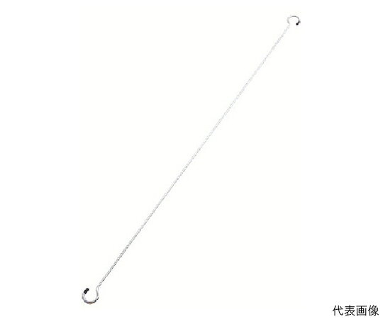 ●ロングサイズなので、手の届かないところにも掛けられます。●ネットを下げたり、物を引っ掛けるのに使用します。●D（mm）：6●L1（mm）：1600●L2（mm）：1588●S（mm）：14●W（mm）：21●使用荷重（kN）：0.20●材...