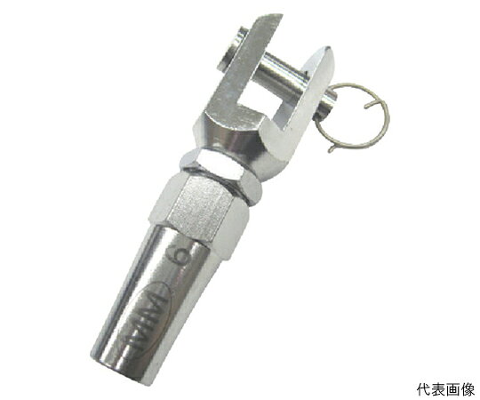 ●ワイヤを現場で取付できます。●ワイヤロープの端末に。●D（mm）：9●W（mm）：24●（L）（mm）：94●適用ワイヤー径（mm）：6●d（mm）：12.4●L2（mm）：42●L3（mm）：13●L1（mm）：46●H（mm）：13●...