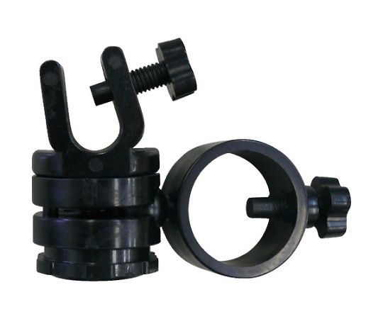 ●お手持ちのハンドライトをヘルメットに装着可能なアタッチメントです。●対応取付ライト寸法20〜26.5mmです。●溝付ヘルメット用ライトアタッチメントです。●色：ブラック●幅（mm）：88●奥行（mm）：53●高さ（mm）：33●外径（mm...