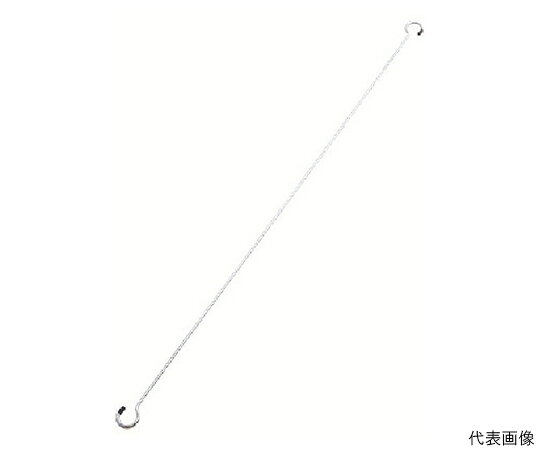 ●ロングサイズなので、手の届かないところにも掛けられます。●ネットを下げたり、物を引っ掛けるのに使用します。●D（mm）：4●L1（mm）：1100●L2（mm）：1092●S（mm）：12●W（mm）：21●使用荷重（kN）：0.07●材...