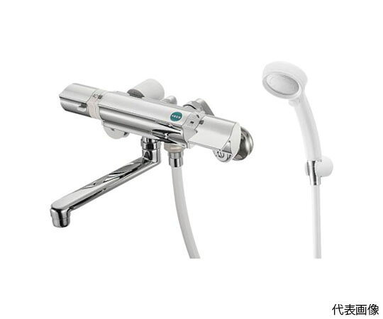 ●節水シャワーヘッド"レイニー"を搭載したモデルです●触れても熱くならない耐熱ボディです。●手元ストップ機能がついているので、ちょっと止めたい、節水したい時に便利です。●浴室用混合栓。●材質／仕上：黄銅●原産国：日本●コード番号：114-7113