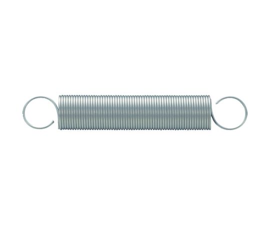 ●線材に一定のテンションを掛け密着に巻き、両端をフックとして起こしたばねです。●引っ張る方向に使用するばねです。●寸法およびばね特性の許容差はJIS B2704の2級を適用しています。●線径d（mm）：1.25●外径D（mm）：13.75●...