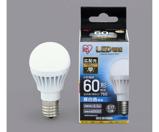 ●トップランナー制度対応、2017年度省エネ法目標基準値達成のLED電球です。●白熱電球のように広範囲に明るい広配光タイプなので、トイレや階段などの照明に最適なLED電球です。●口金サイズがE17口金なので、照明器具を替えることなくご使用い...