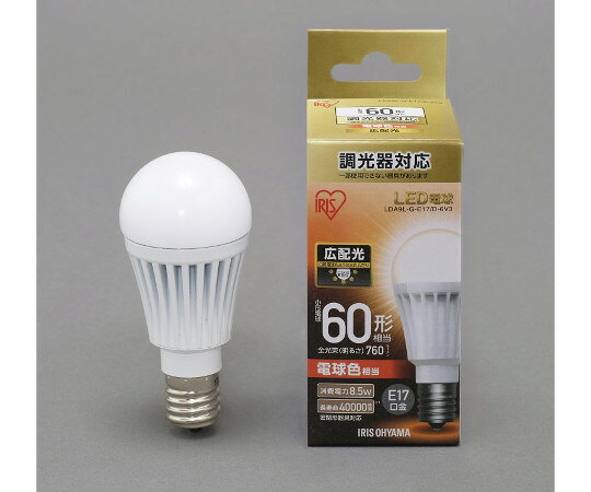 ●白熱電球のように広範囲に明るい広配光タイプなので、トイレや階段などの照明に最適なLED電球です。●口金サイズがE17口金なので、照明器具を替えることなくご使用いただけます。●調光器対応で密閉形器具にご使用可能です。●断熱材施工器具にはご使...
