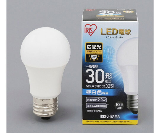 ●トップランナー制度対応、2017年度省エネ法目標基準値達成のLED電球です。●白熱電球のように広範囲に明るい広配光タイプなので、リビング・ダイニング・キッチン・脱衣所などの照明に最適なLED電球です。●口金サイズがE26口金なので、照明器...