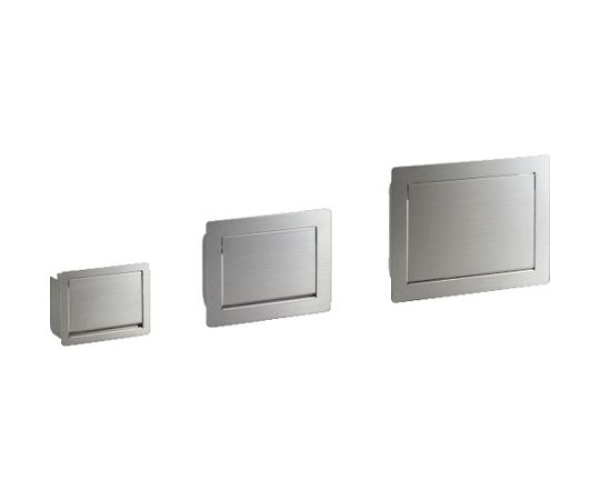 ●ソフトクローズ機能付です。●手挟み防止用のプレートを屑入投入口内部の左右両側に設けたタイプです。●ステンレス鋼製で錆に強く、水回りでもご利用いただけます。●色：シルバー色●使用温度（℃）：0〜40●A（mm）：182●B（mm）：128●...
