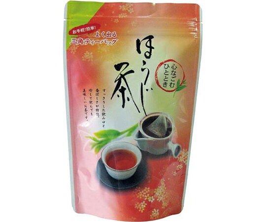 ●便利な急須用ティーバッグ。ほうじ茶独特の香ばしい香りが手軽に楽しめます。●仕様：ポット・急須用ティーバッグ●タイプ：約4杯用●水色：淡い茶色●ティーバッグ形状：三角バッグ●包装形態：個包装なし、チャック付きスタンドパック●抽出方法：90℃...