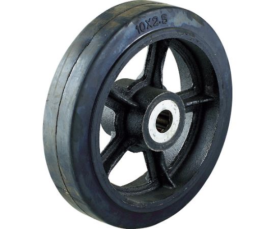 ●ドラム缶運搬車TDR-1用取替250mm車輪●交換用部品●材質／仕上：ゴム●送料別途●原産国：台湾●コード番号：855-5485