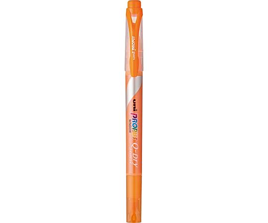 ●速乾インク搭載+窓付きペン芯で「速乾」「キレイ」な蛍光ペン●線幅：平芯／4.0mm、丸芯／0.6mm●インク色：オレンジ●インク方式：中綿タイプ●仕様：使いきり●カラー内容：オレンジインク・オレンジ軸●インク仕様：水性顔料 クイックドライインク
