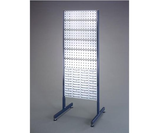 ●トレー別売です。●フック、ホルダー、トレーは別売です。●別売のキャスターには持ち手付。ラックに取り付ければ運搬に大変便利です。●※注意※：【お客様組立品】●材質：スチール●サイズ（mm）：571×570×1600（H）●耐荷重：450kg...