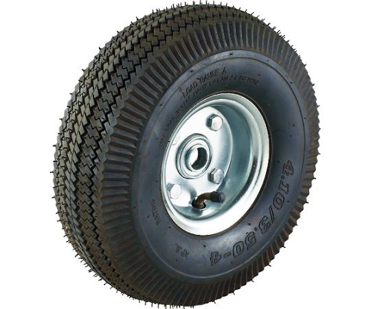 ●ドラム缶運搬車TDR-2用取替250mm車輪●交換用部品●適合機種：TDR-2●品名：250mm空気入りタイヤ（前輪用）●250mm×90巾ゴム●完成品●材質／仕上：ゴム●注意：送料別途●原産国：台湾●コード番号：855-5488