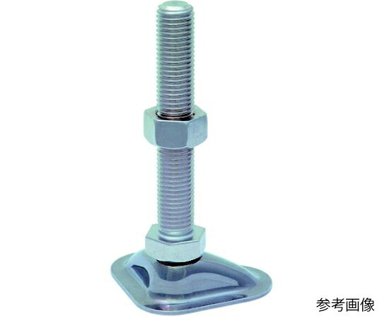 ●三角状の底部になっているアジャストボルトです。●壁側や角の設置に。●ねじ寸法：M12●許容荷重(kgf)：1800●全高(mm)：178●ねじ長さ(mm)：150●台座径(mm)：63●材質：SS●ねじ:スチール(SS)●台座:スチール(...