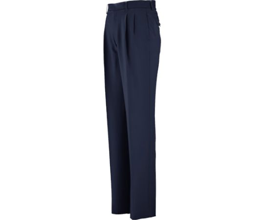 ●上質感のあるポリエステルサージを使用しています。●センタープレスの利いたツータックパンツに、撥水撥油や難溶融の機能を持たせた多機能パンツです。●用途：作業全般●色：コン●股下（cm）：90ハーフ●難溶融加工●撥水撥油加工●形態安定加工●伸...