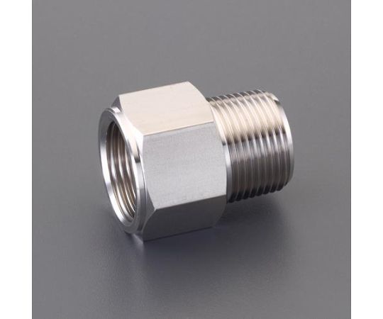 ●PTネジからPFネジへの変換用ソケットです。●ねじ径（雄）：R1／2"（PT）●ねじ径（雌）：G1／2"（PF）●使用圧力：6.9MPa以下●使用温度：-50〜150℃●材質：SUS304●全長（mm）：38