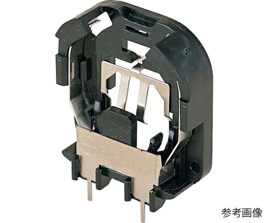 ●電池をプラスマイナス逆に挿入しにくい構造です。●色：ブラック●適用電池：CR2032●端子構造：基盤取付ピンX3●材質／仕上：PAR／ステンレス／ニッケルメッキ●原産国：中国●コード番号：267-4772