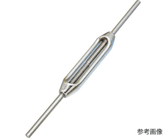 ●枠を回転させると、ゆるめたり、締めたりすることができます。●ワイヤロープの張り具合の調節に。●使用荷重（kN）：20.58●ねじ径：M22●L（mm）：325●A（mm）：155●W（mm）：60●B（mm）：300●D（mm）：20.3...