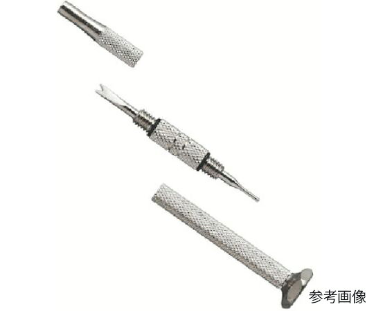 ●時計バンド交換時のバネ棒外しに●時計バンドのバネ棒外しに。●先端形状：Y型×ピン型（φ0.8mm）●材質／仕上：クロムモリブデンバナジウム鋼・真鍮●原産国：日本●コード番号：493-6388