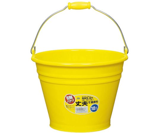 ●広口タイプで使いやすく、軽くてサビにくいアルミハンドル製です。●現場、洗車用等に。●熱さ、寒さに強い●丈夫で長持ちするバケツ●材質／仕上：本体：ポリエチレン、ハンドル：アルミ●原産国：日本●コード番号：334-8139