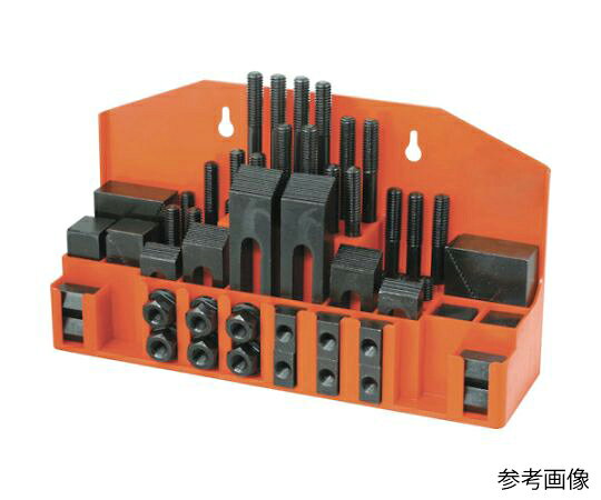 ●ワーク固定に使用するクランプ、ボルト、ナット、ステップブロック等一式セット品で便利です。●ワークのクランプに。●スタッドボルト：M10●適合T溝寸法（mm）：12●スタッドボルト：75／100／125／150／175／200mm×各4本●...