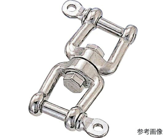 ●ピンを開閉することで、簡単にチェーン等取り付けできます。●金具のセンター部がスイベル式で自在に回ります。●よりとりとして。●チェーン・ワイヤ・ロープの連結金具として。●ねじ径：W5／8●A（mm）：16●B（mm）：32●D（mm）：16...