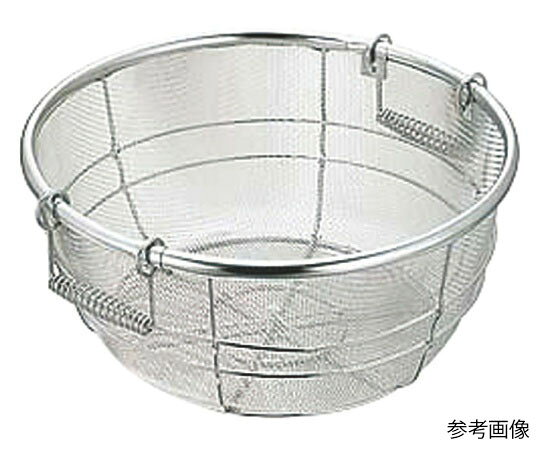 商品名:カンダ 18-8揚げザル(手付)31cm 1個 ●ワンサイズ上の段付料理鍋(P204)にスッポリセット出来ます。●内径×深さ：φ290×124mm●材質：18-8ステンレス●コード番号：04-0251-0101