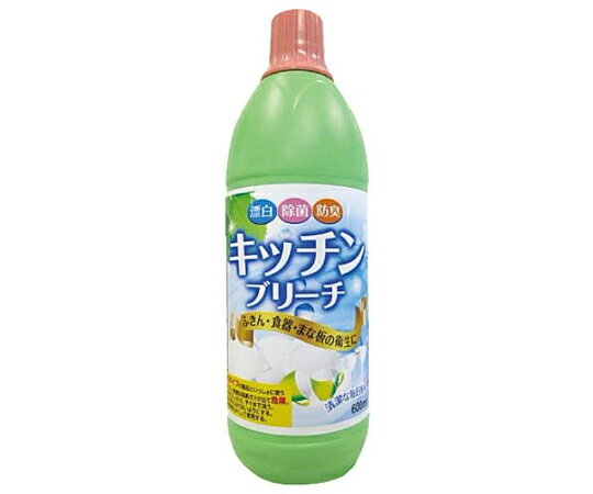 商品名:ロケット石鹸 ピュアハート キッチンブリーチ 600mL 1個 ●ふきんやまな板、食器を漂白・除菌・除臭効果があります。●内容量：600mL●用途：台所用品の漂白・除菌・除臭
