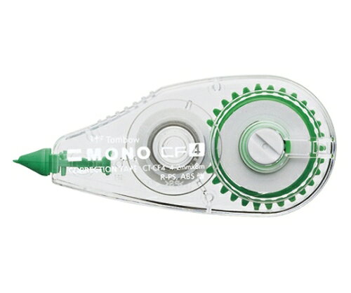 商品名:トンボ鉛筆 修正テープモノCF 1個 CT-CF4●テープ寸法：幅4.2mm×長8m●外寸：縦83×横37mm●材質：再生素材使用●タテ引き