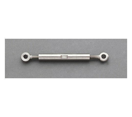 商品名:エスコ 8.0mm ターンバックル(ステンレス製/アイ & アイ ) 1個 EA638SH-108●材質：スリーブ：SUS316、アイボルト：SUS304●ねじ径：M8●最小値：90mm●破断荷重：18kN