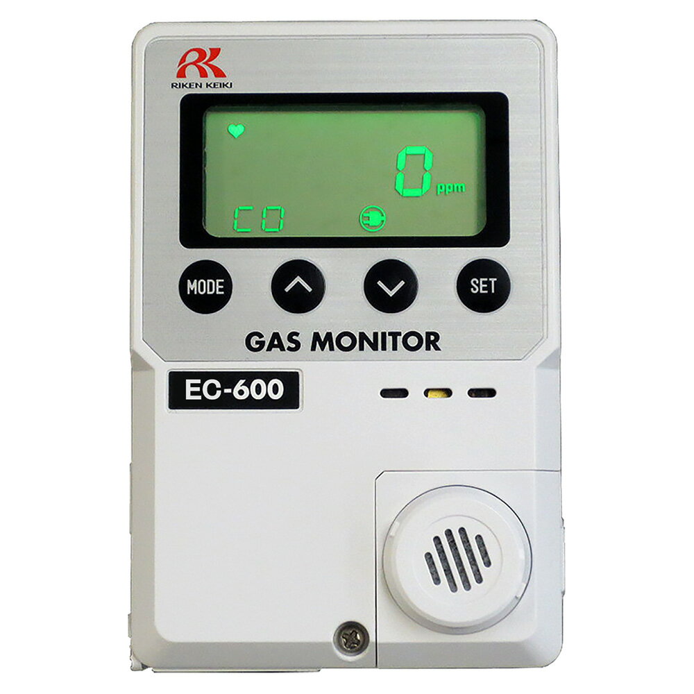 商品名:理研計器 簡易定置型一酸化炭素計 一体型 DC24V仕様 1台 EC-600-00・DC●一酸化炭素中毒防止対策に！●大きくて見やすい！3色に光るLCD画面で表示部から離れていても検知状態の識別が可能！●製鉄所で発生したCOガスによ...