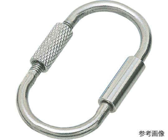 商品名:水本機械製作所 Jリンク 線径3mm長さ34mm 1個 A-1854●連結部分を回転させることにより、間口が広く、太いものも容易にセットできます。●チェーン・ワイヤー・ロープ等の連結金具として、また端末の金具のジョイントに。●W2（...