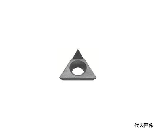 ●超微粒子PCDにより刃先強度が高く、耐摩耗性、耐欠損性（靭性）、刃立ち性に優れ、安定長寿命加工が可能です。●旋削加工用。●被削材：アルミ合金、黄銅等非鉄金属、プラスチック。●M級●ノンコート●ノンコート●呈色：灰色●平均粒径：0.5μm●...
