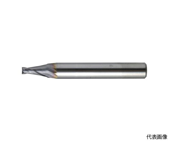 ●テーパ半角30′〜15°まで、バリエーション豊富なテーパーエンドミルです。●炭素鋼、合金鋼、プリハードン鋼、焼入れ鋼（〜55HRC）、鋳鉄、銅（湿式）●刃径（φD）：0.2●刃長（l）：0.8●全長（L）：38●シャンク径（φd）：3●ユ...