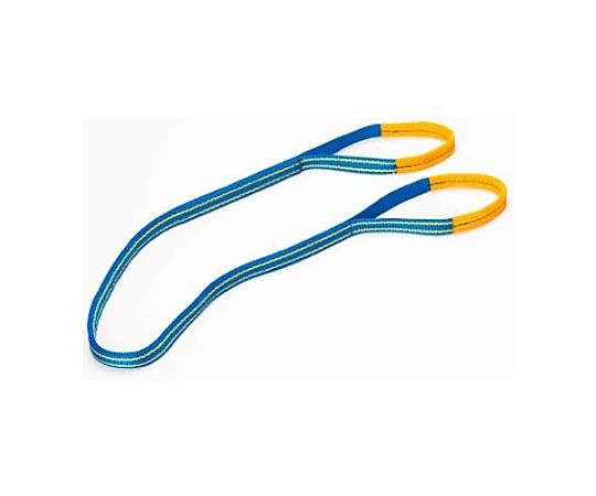 ●表面は青色ですが、芯材は白色です。芯材の白色が見えたら寿命ですので品質管理に有効です。●JIS 4等級●幅：200mm●全長：10m●揚量：8.0t●材質：ポリエステル（再生糸）●破断荷重：500kN●アイの長さ：600mm●縫製部の長さ...