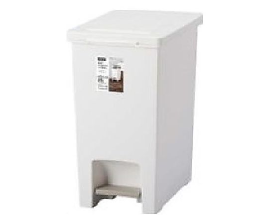 ●ペダル開閉式のダストボックス●容量：20L●サイズ（mm）（W×D×H）：233×345×444●重量：1.22kg●材質：本体・フタ・袋止め・ペダル／ポリプロピレン、ロッド／スチール（クロームメッキ）●カラー：ホワイト入数:1個