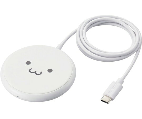 ●スマートフォンを置くだけで5Wで充電ができる、Qi規格対応ワイヤレス充電器です。●WPC（ワイヤレスパワーコンソーシアム）が策定したワイヤレス給電の国際標準規格「Qi（チー）」に準拠した正規認証品です。●※エレコムはワイヤレスパワーコンソ...