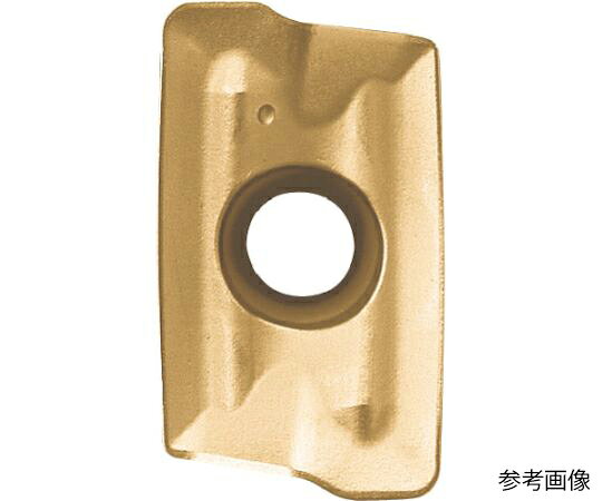 ●高能率エンドミルMECシリーズ用チップです。●フライス加工用。●適合ホルダ：MEC/MECH型●チップ形状：平行四辺形82°●被膜構成：TiAlN+Al203+TiN（CVD）●呈色：金色●JTブレーカ：汎用●M級●材質／仕上：CVDコー...