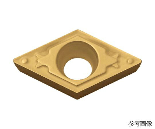 ●耐高温変形性の高い特殊母材と耐摩耗性に優れた圧膜強靭コーティングで鋼の高速・高能率加工に対応可能です。●旋削加工用。●被削材：鋼。●チップ形状：ひし形55°●厚さ（mm）：2.38●被膜構成：微細柱状TiCN+Al2O3+TiN●呈色：金...