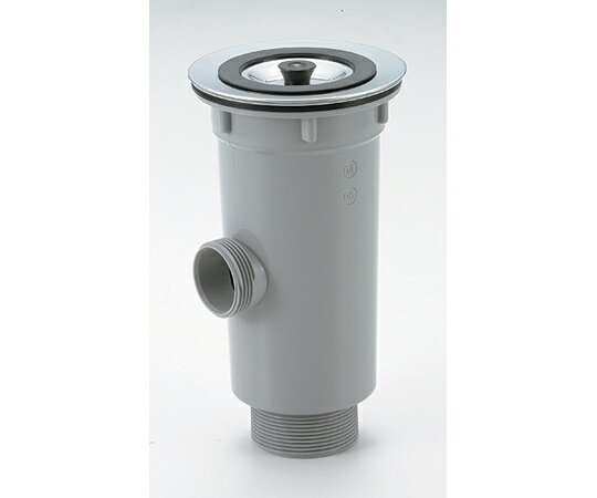 ●シンク用の小型排水トラップです。●省スペースを生かす、コンパクト設計のキッチントラップです。●サイズ：Φ115×H225mm●材質：ポリプロピレン/ステンレス（SUS304）●封水深：50mm以上●適合排水口外径：Φ115mm●接続部：G...